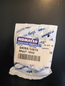 KOMATSU 04065-04818 SNAP RING | Miami Engine Parts Corp.